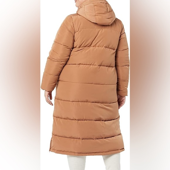 Amazon | Jackets & Coats | Nwt Womens Light Brown Long Puffer Jacket ...